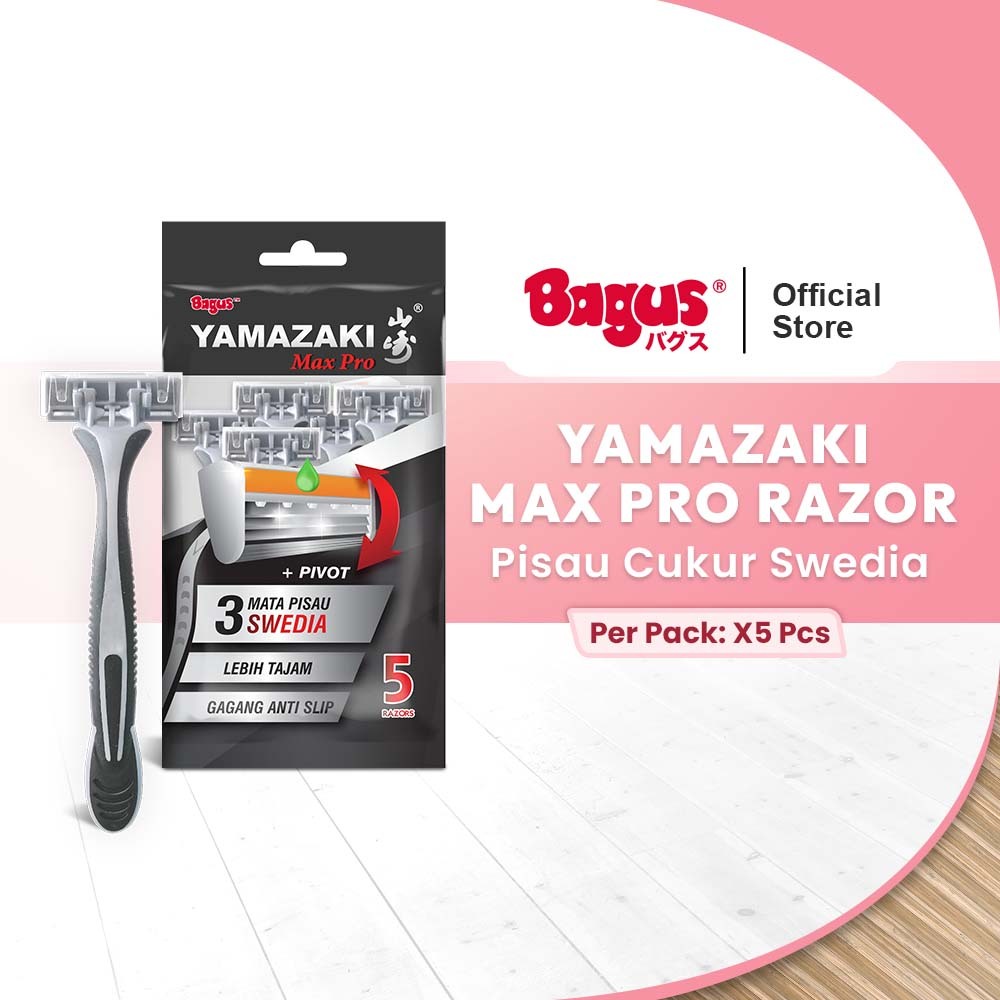 Jual Bagus Yamazaki Max Pro 5 Pcs/Pack - Pisau Cukur Stainless Steel ...