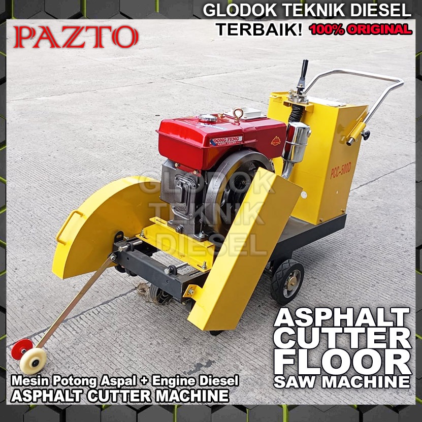 Jual Pazto Mesin Potong Aspal Beton + Engine Diesel + Mata Potong PCC ...