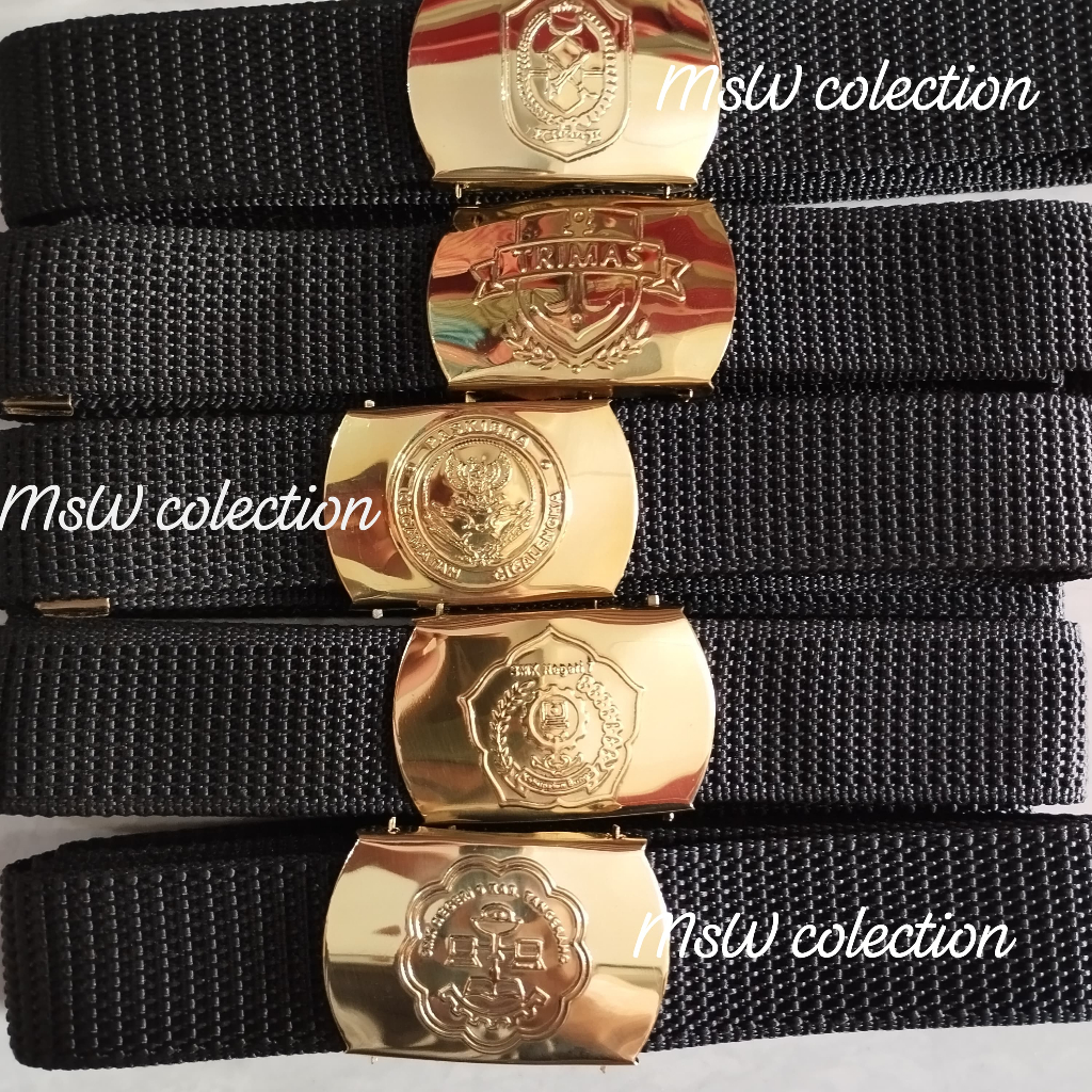 Jual Ikat pinggang kuningan custom / sabuk custom ( minimal order 100 ...