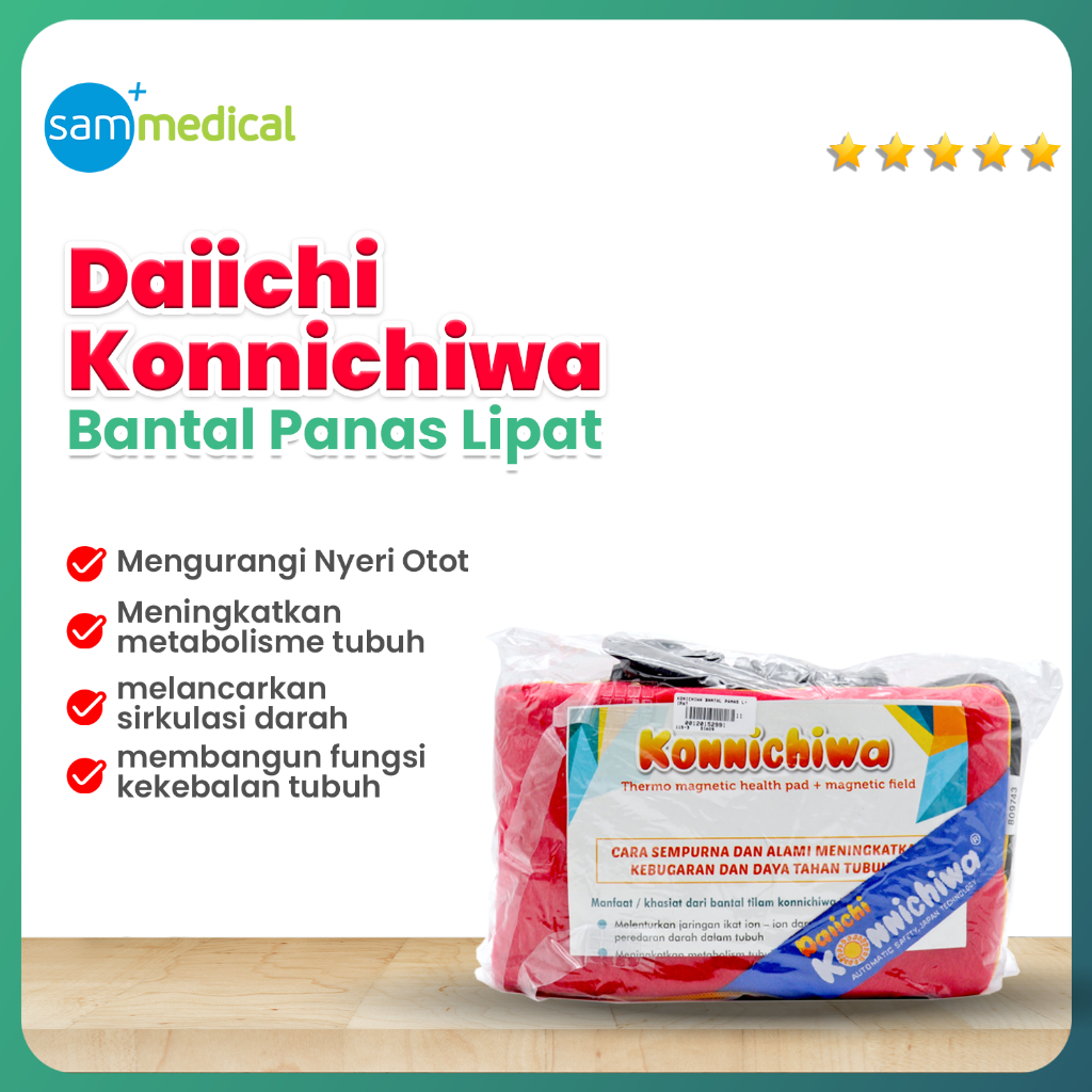 Jual Daiichi Konnichiwa Bantal Panas Lipat / Bantal Terapi Panas ...