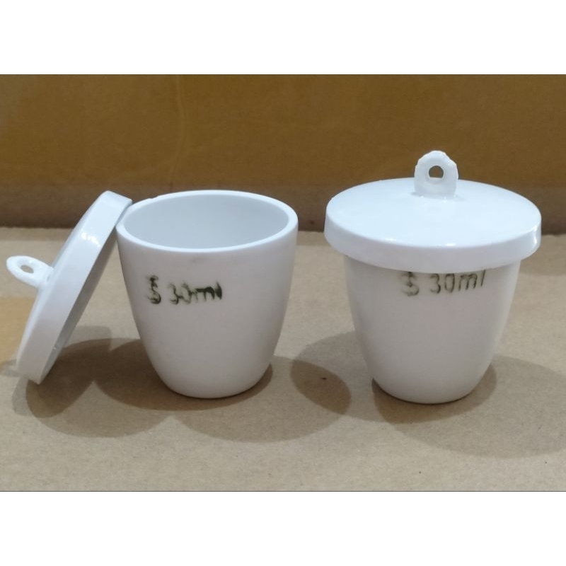 Jual crusible porselain - cawan crusible porclain - krusibel porslen ...