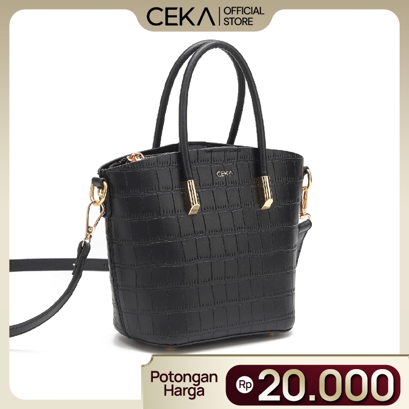 Jual CEKA Tas Selempang Wanita Solania Sling Bag Hand Bag Wanita Croco ...