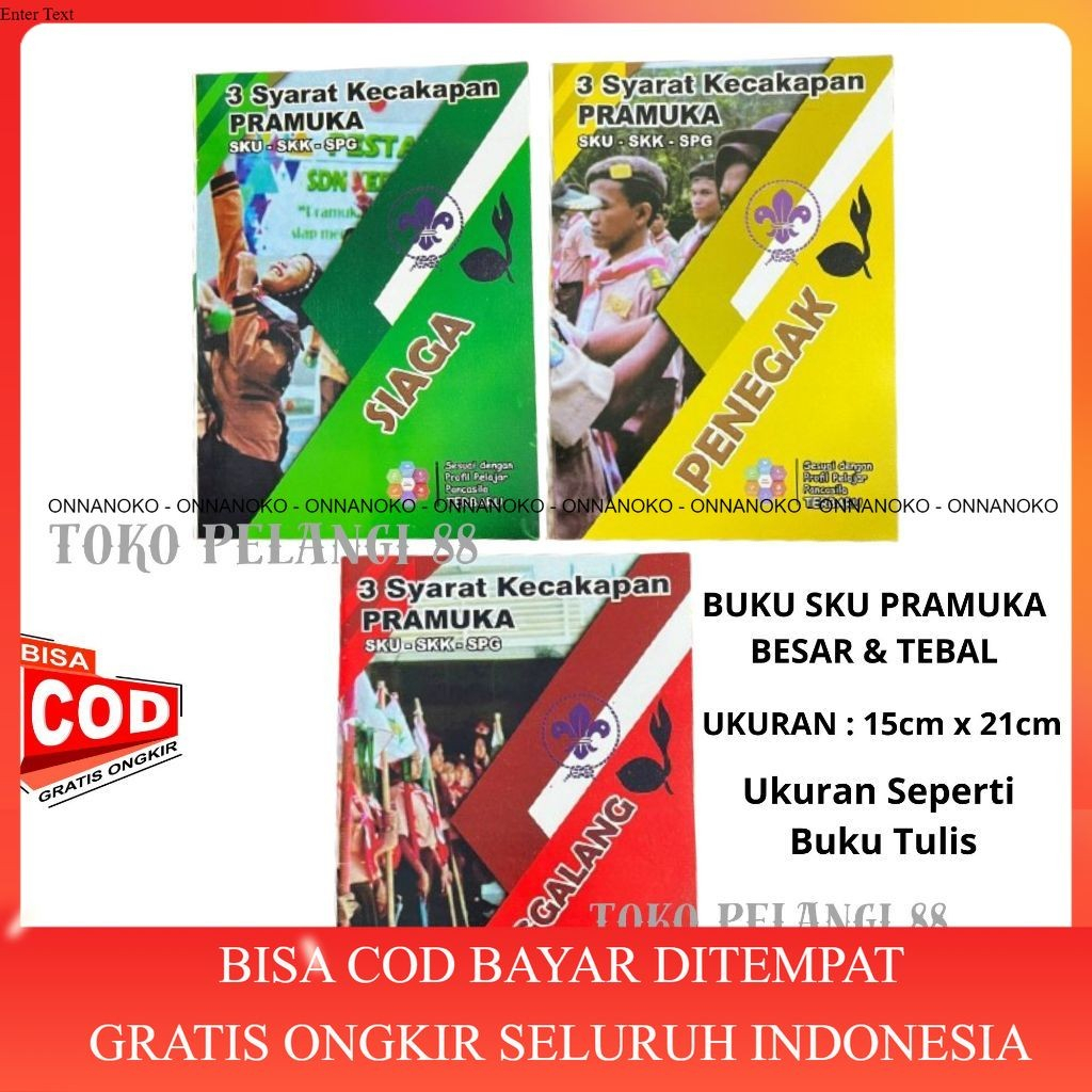Jual Buku pramuka 3 in 1 sku skk spg / buku pramuka siaga penggalang penegak pandega 3 in 1 ...