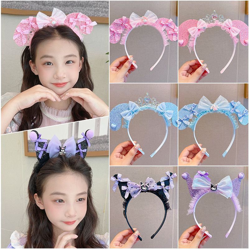 Jual ETH101 BANDO KUROMI CINNAMOROLL BANDO TELINGA BANDO MAHKOTA ...