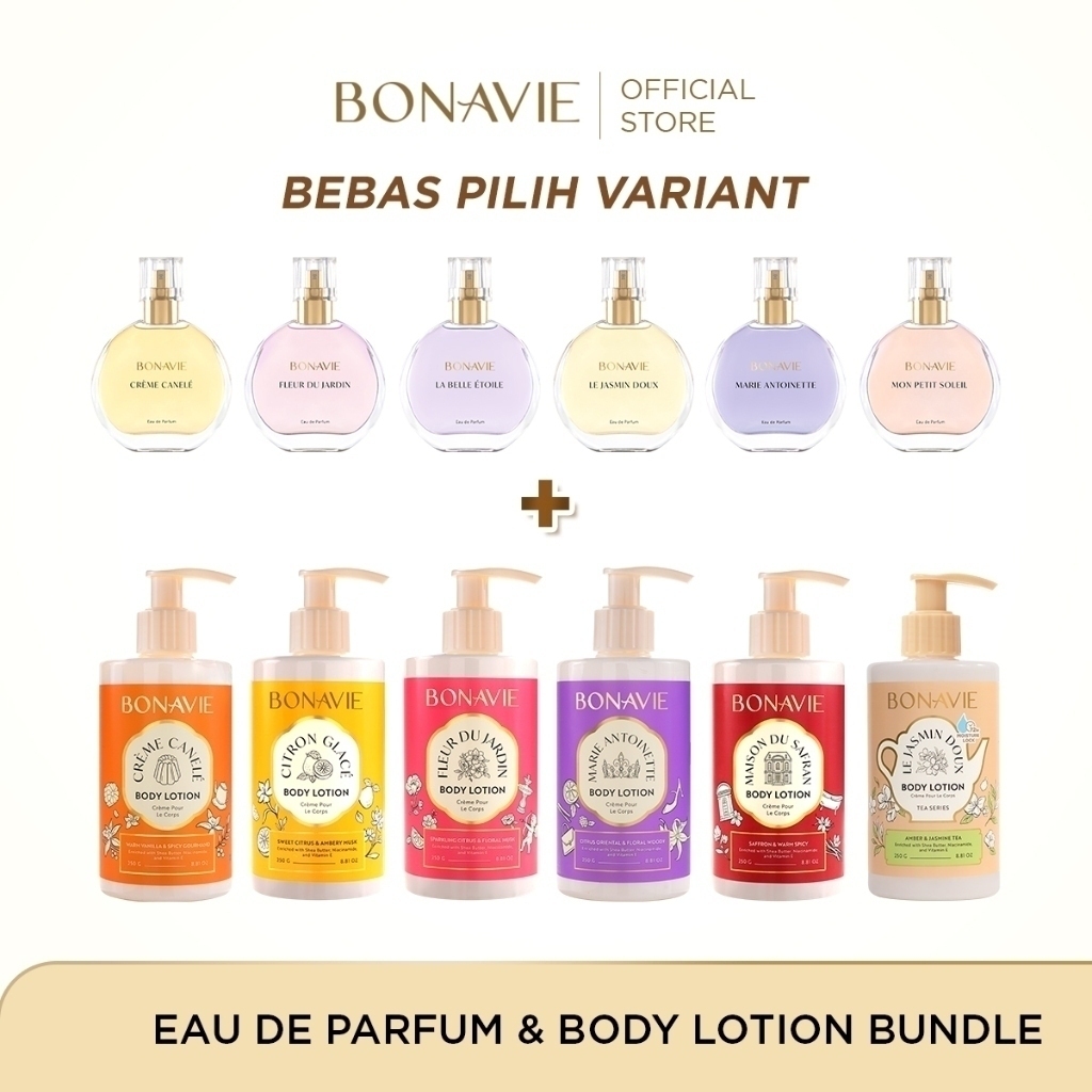 Jual Bonavie Bundle Set Eau de Parfum & Body Lotion | Shopee Indonesia