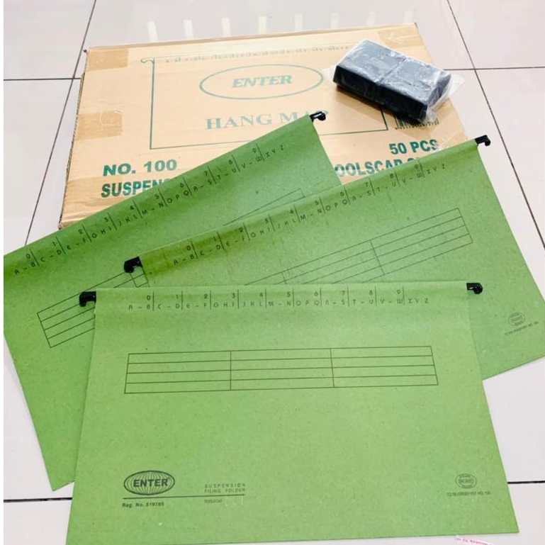 Jual 1 Dos Map Gantung - Hang Map NO 100 - Suspension File 1 Pak ...