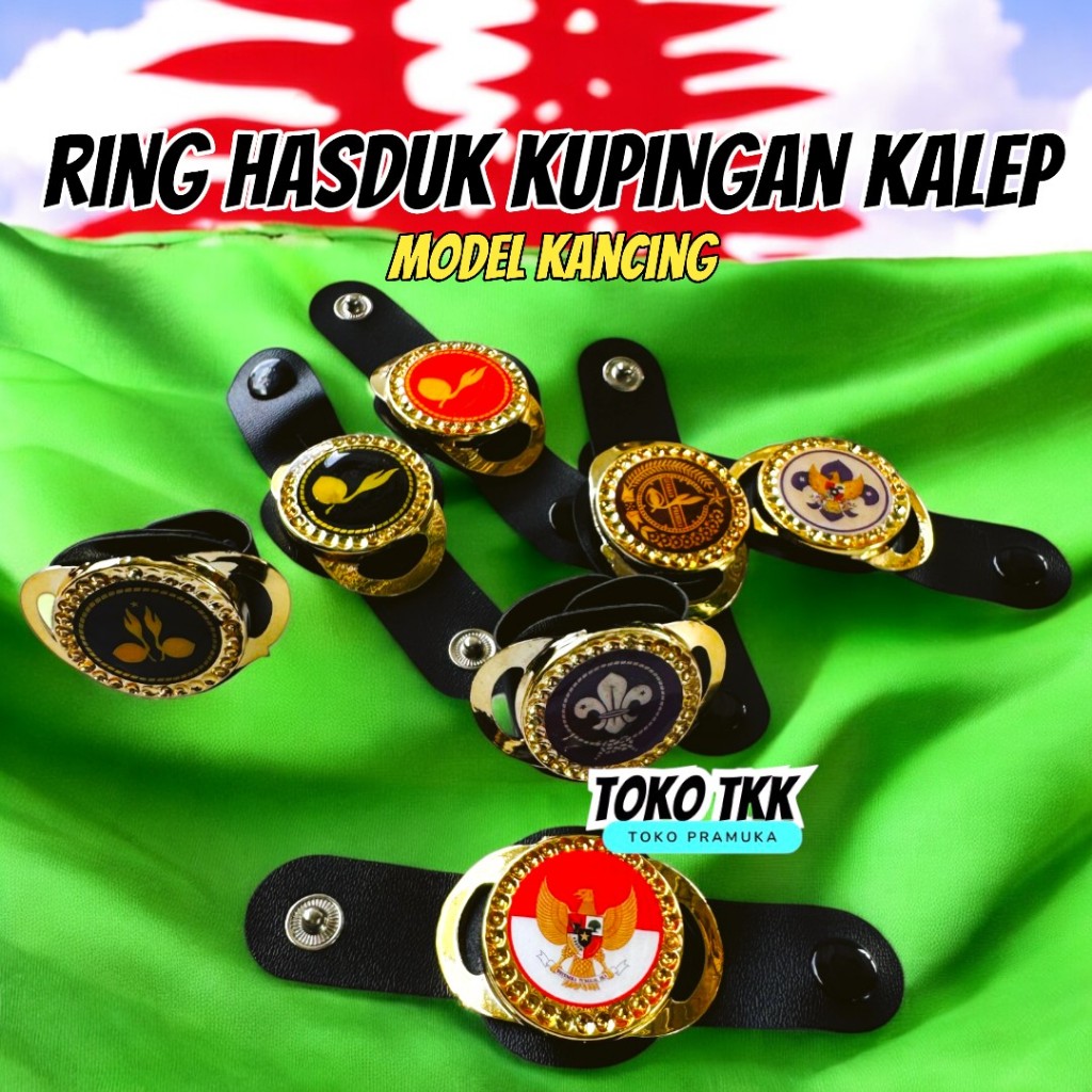 Jual Ring hasduk kupingan kalep / Ring kacu pramuka lengkap | Shopee ...