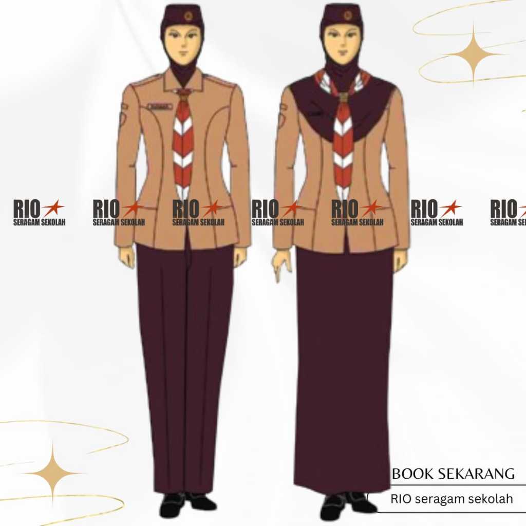 Jual PRAMUKA PEMBINA WANITA BAJU PRAMUKA PEMBINA GURU PUTRI PANJANG ...