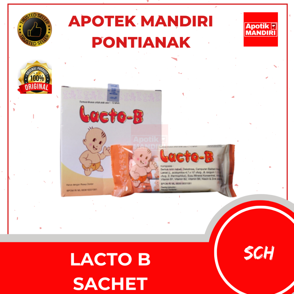 Jual LACTO-B 1 SACHET - Untuk Prebiotik Bayi dan Anak | Shopee Indonesia
