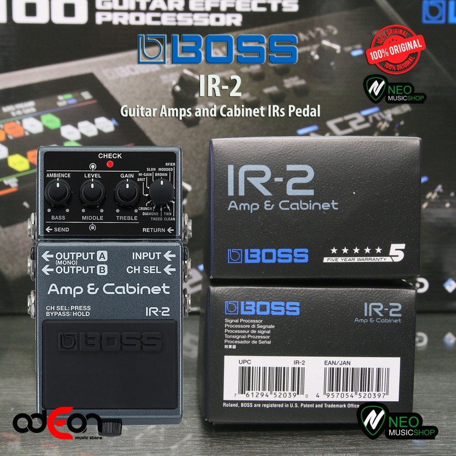 Jual BOSS IR-2 IR2 Amp and Cabinet Simulator Pedal | Shopee Indonesia