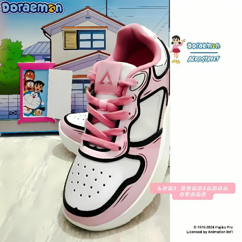 Jual AEROSTREET X SHIZUKA | AEROSTREET X DORAEMON - SEPATU SNEAKERS ...