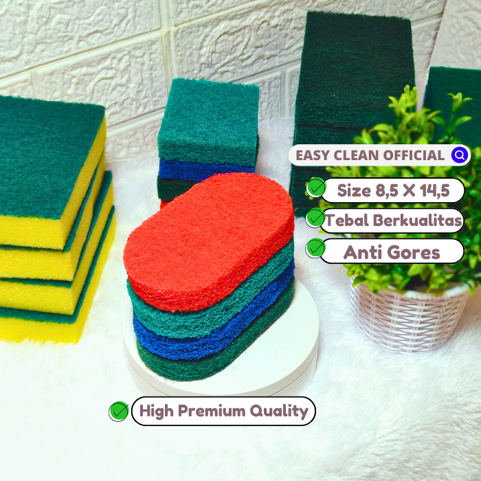 Jual Spon Sabut Cuci Piring 3M Scotch Brite Hijau Susemi Anti Bacteria ...