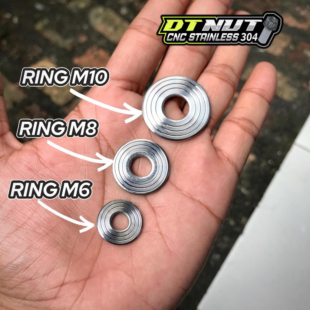 Jual ring stainless m6 m8 m10 ring baut lebar custom | Shopee Indonesia
