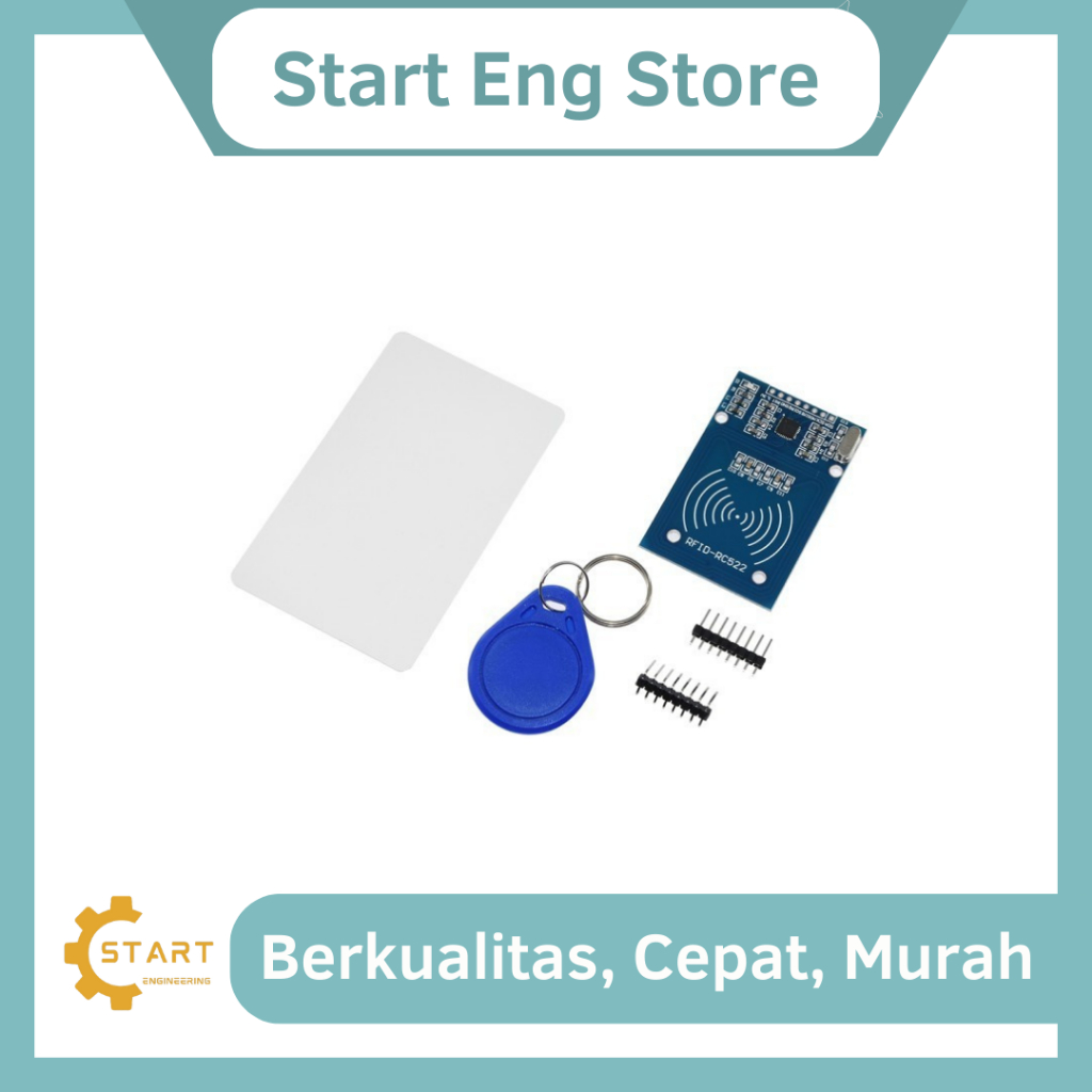 Jual MFRC-522 RC-522 RFID Card Module + Keychain Sensor | Shopee Indonesia