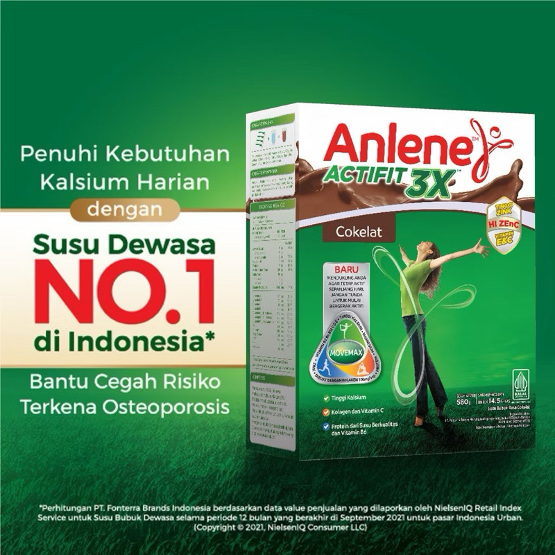 Jual BANTING HARGA Exp 2026 Anlene Actifit 3x 580gr | Shopee Indonesia