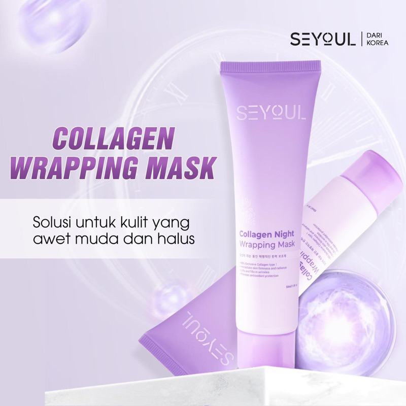 Jual SEYOUL Collagen Night Wrapping Mask Collagen Night Wrapping Mask ...