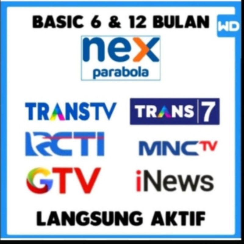 Jual paket basic Nex parabola 1 Bulann | Shopee Indonesia