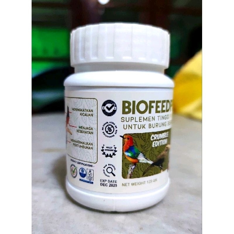 Jual BIOFEEDPRO CRUMBLE PAKAN BURUNG MURAI 125GRAM | Shopee Indonesia