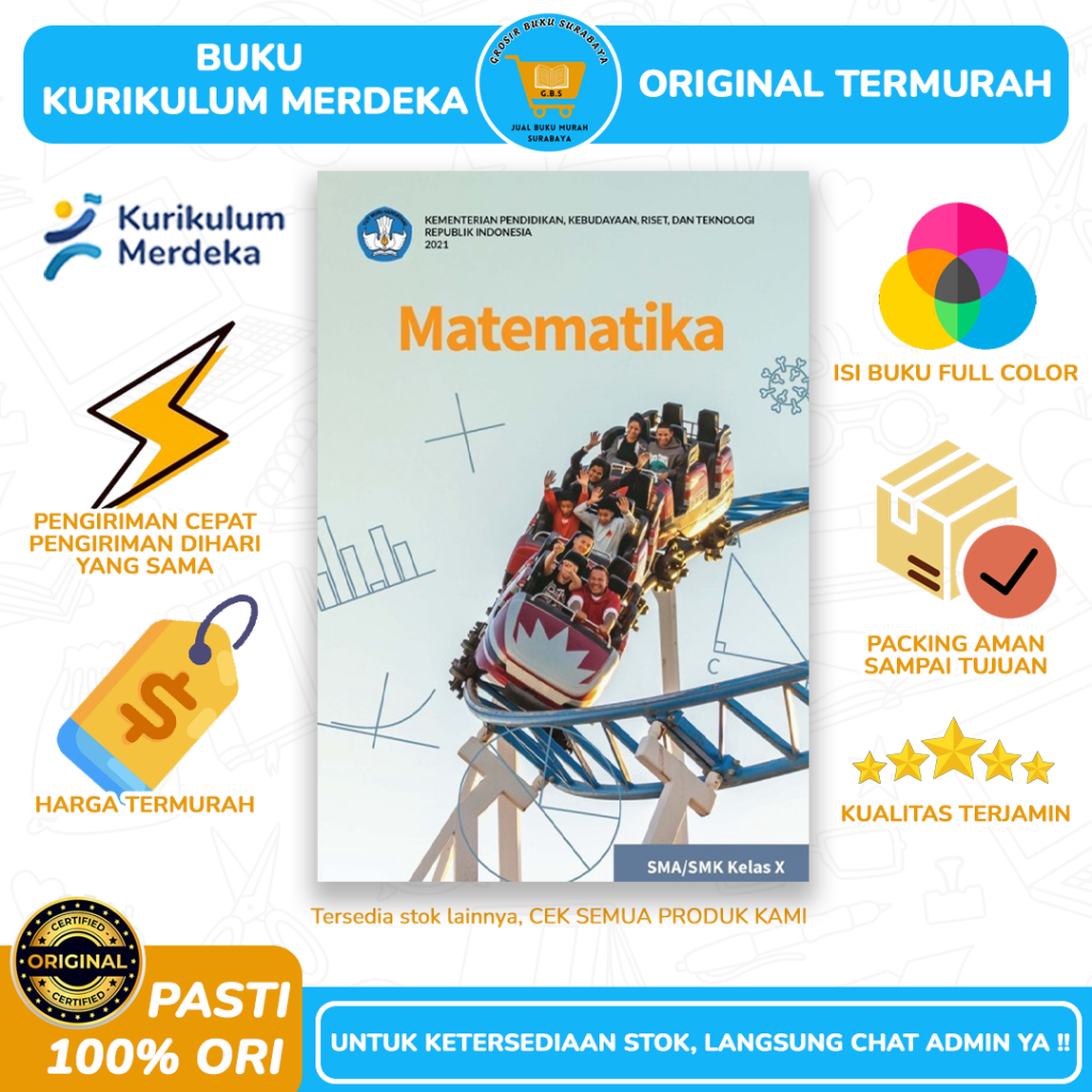 Jual Buku Matematika Kelas 10 SMA - Buku Paket Siswa - Kurikulum Merdeka | Shopee Indonesia