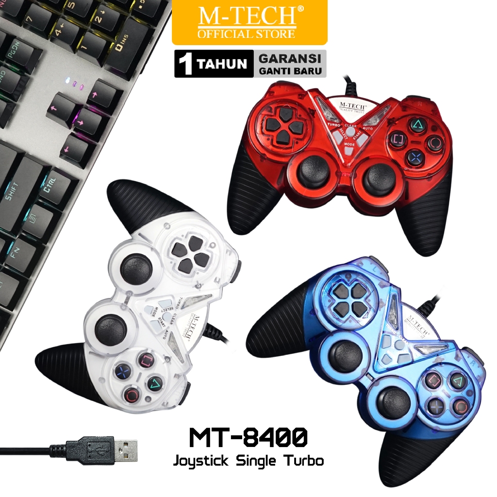 Jual M-TECH Gamepad Joystick Single Turbo MT-8400S Stick PC Komputer ...