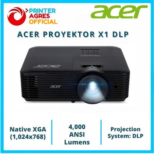 Jual ACER PROYEKTOR X1 DLP XGA 4000 LUMENS ORIGINAL | Shopee Indonesia