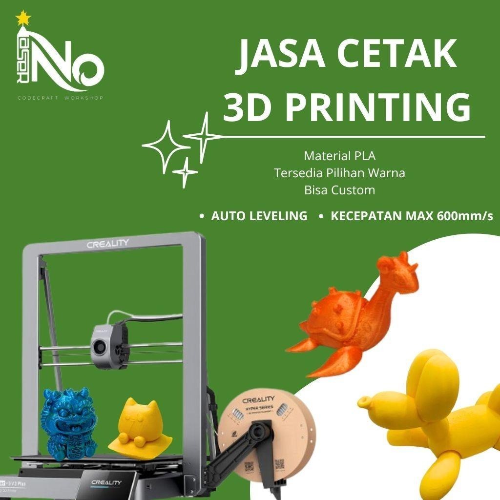 Jual TUTU Cetak 3D Print PLA+ / Custom 3D Printing / 3 Dimensi Printer ...