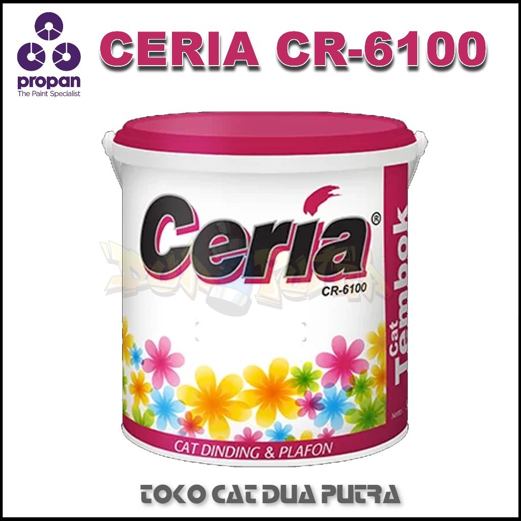 Jual Cat Tembok Propan Ceria 6100 Interior White 8 20KG | Shopee Indonesia