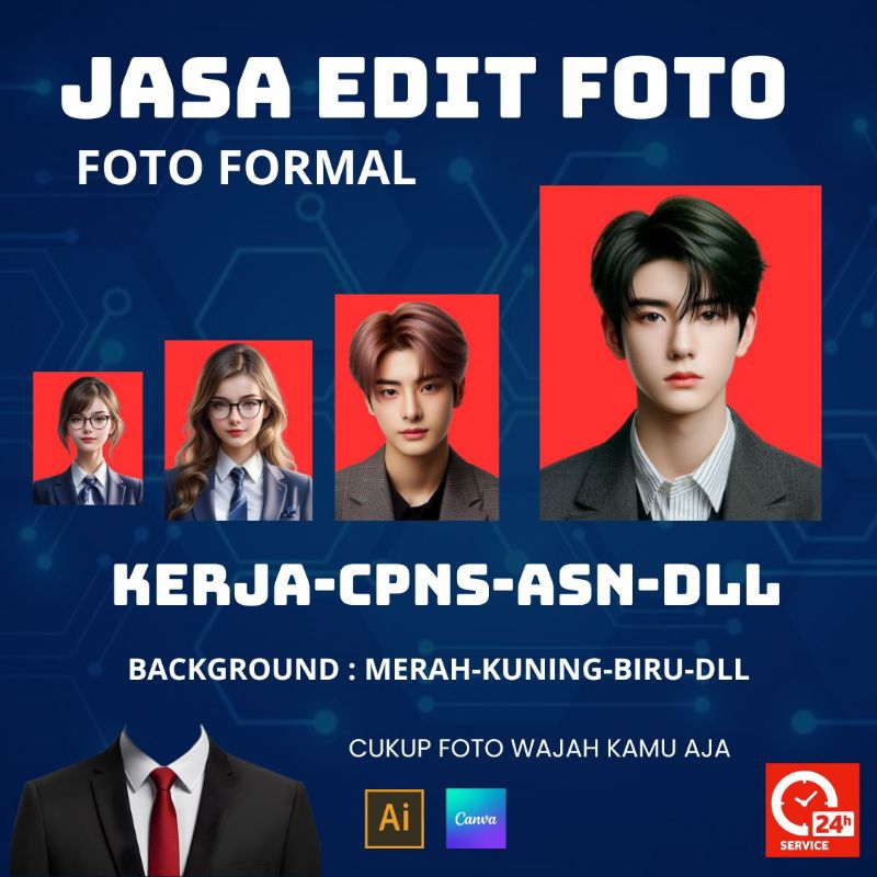 Jual Jasa Edit Foto Formal | Shopee Indonesia