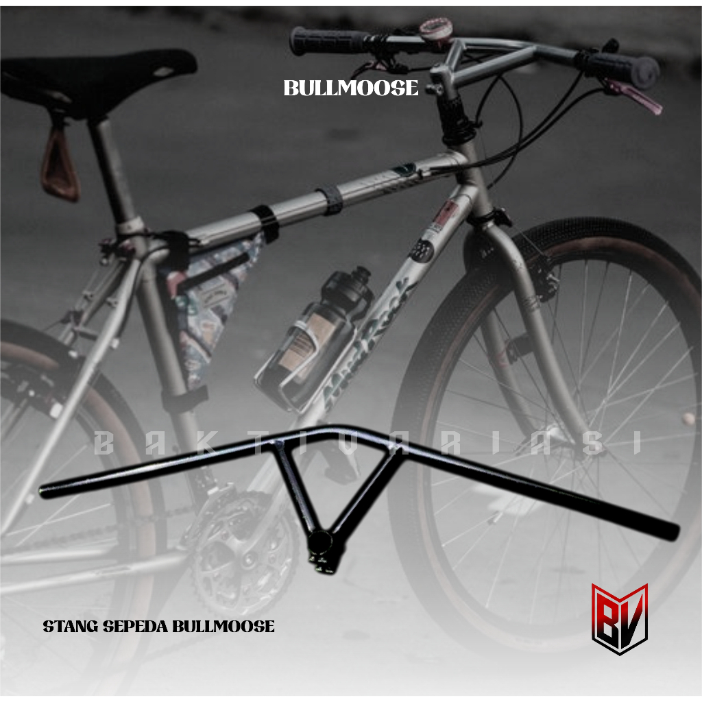 Jual Stang Sepeda / HANDLEBAR BULLMOOSE Stang 22.2mm Clampt 28.6mm ...