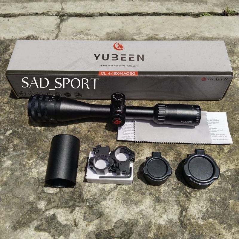 Jual TELESKOP YUBEEN CL4-16X44AOE /RIFLESCOPE | Shopee Indonesia