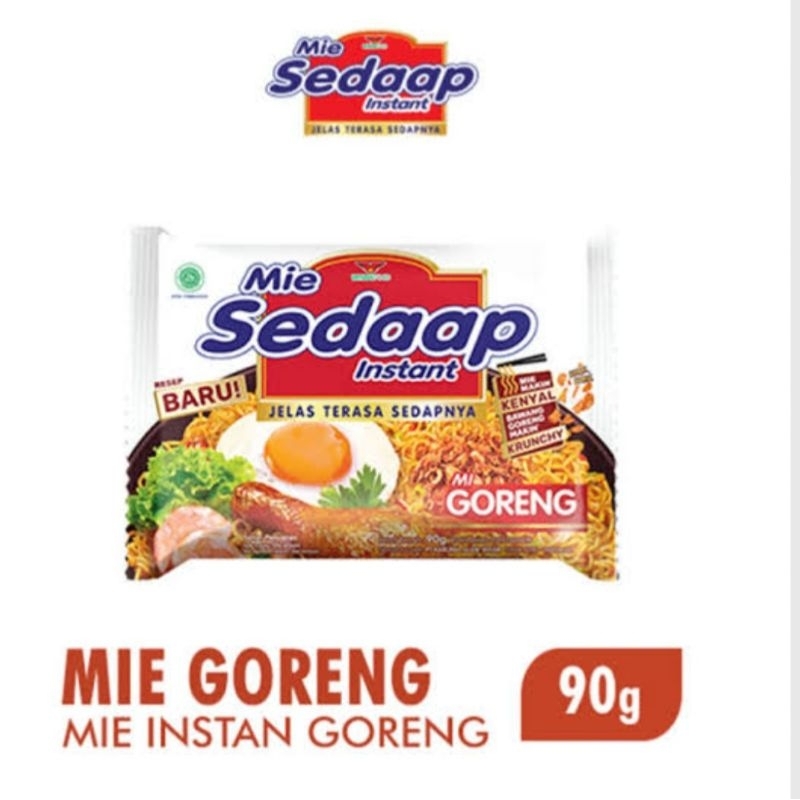 Jual Mie Sedaap Goreng Instant Baru 90g | Shopee Indonesia