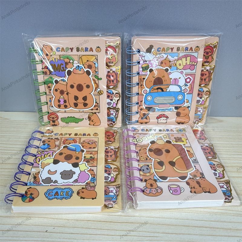 Jual LOVELY CAPYBARA MINI NOTEBOOK [ BX-8110-41 ] | Shopee Indonesia