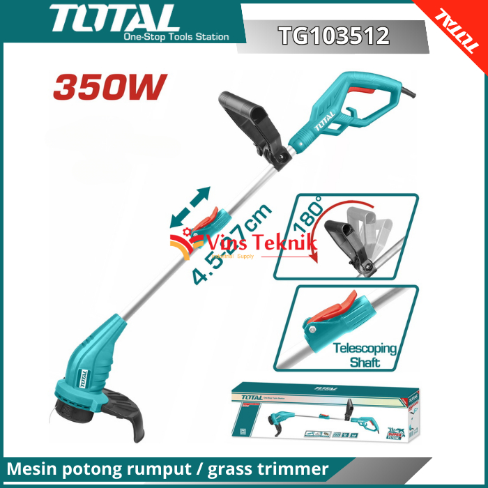 Jual Mesin potong rumput grass trimmer TOTAL TG103512 | Shopee Indonesia