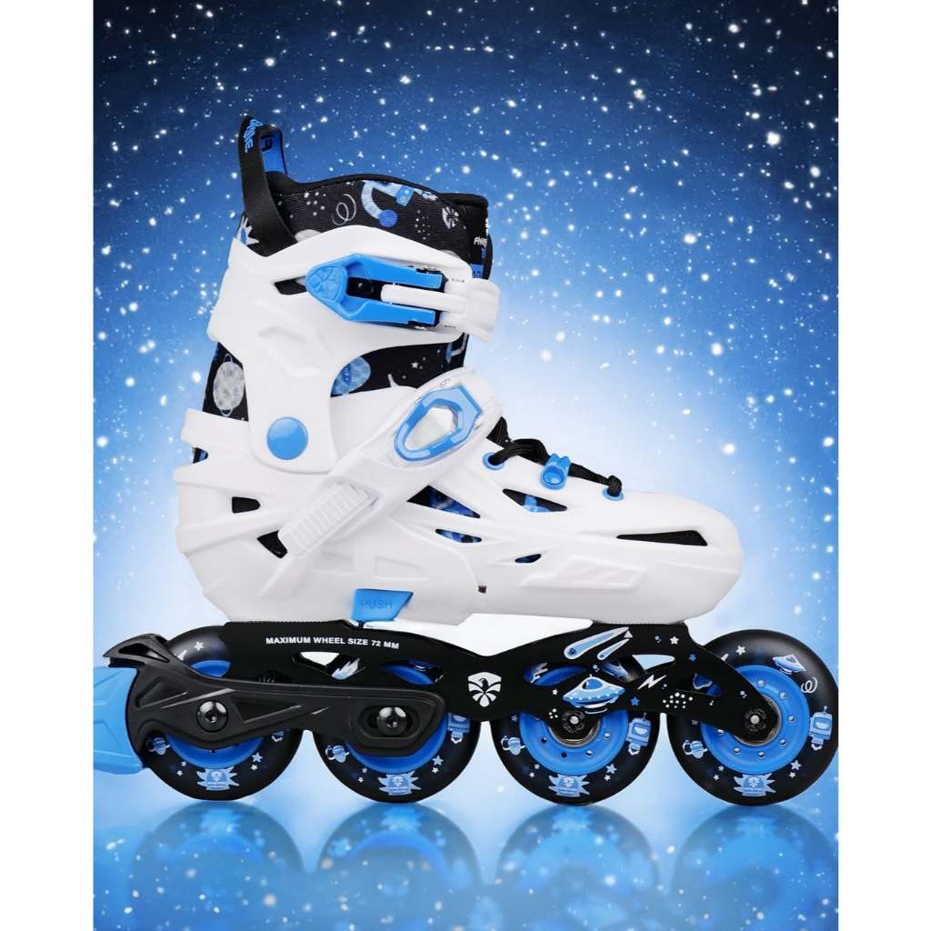 Jual Sepatu Roda Inline Skate Anak Flying Eagle NADIA Space Blue ...