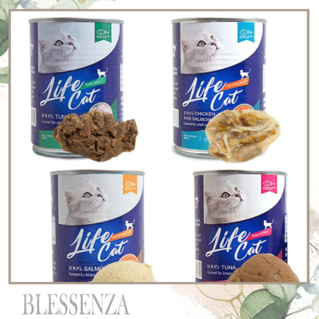 Jual LIFE CAT KALENG Adult Kitten 400gr lifecat wet food makanan kucing ...