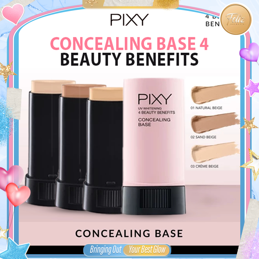 Jual * FELIZ * PIXY Concealing Base 4 Beauty Benefits | Shopee Indonesia