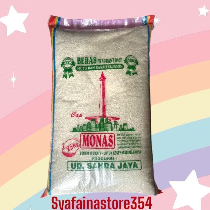 Jual BERAS CAP TUGU MONAS KHUSUS CARGO 25 KG | Shopee Indonesia