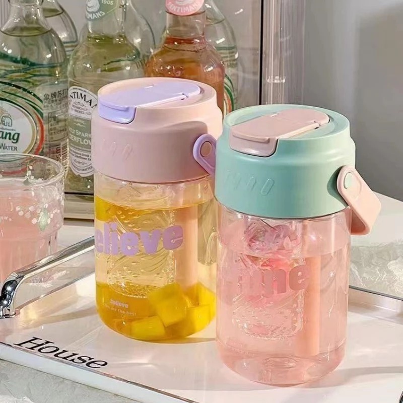 Jual [ H20 ] Botol Minum Infused Buah 600ml 800ml Warna Pastel / Botol ...