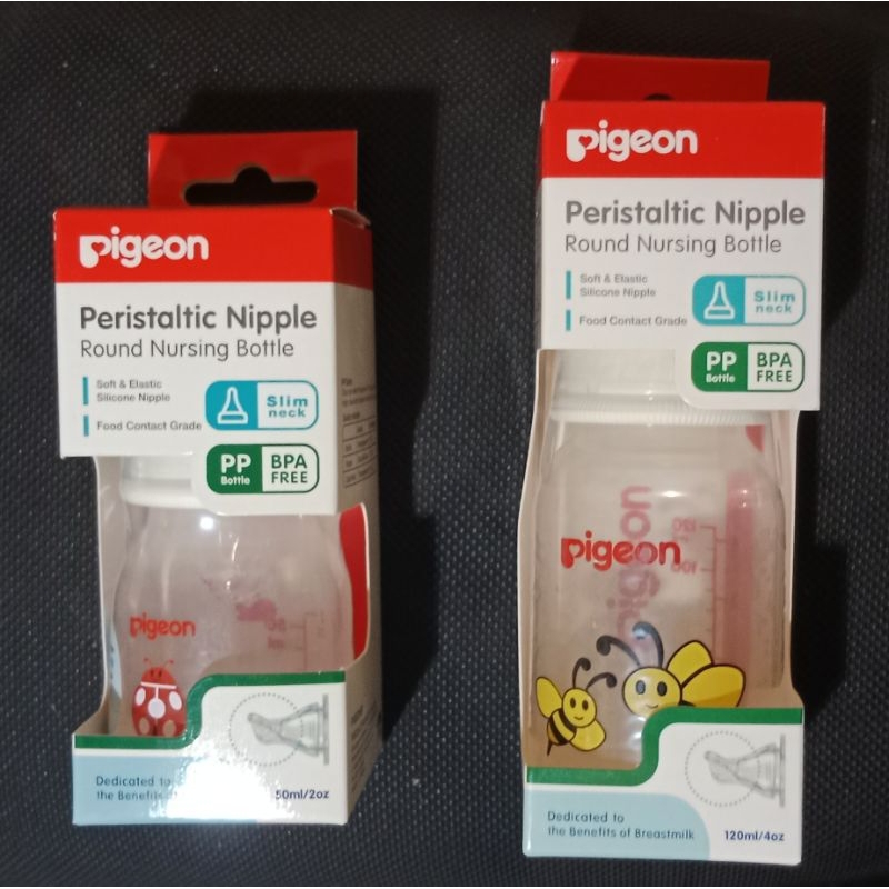 Jual Pigeon Baby Botol Susu Standard Peristaltic Nipple Ulir Anti Sedak 50 ml dan 120 ml ...