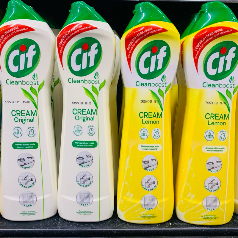 Jual cif cream pembersih serbaguna cif cream orginal cif cream lemon ...