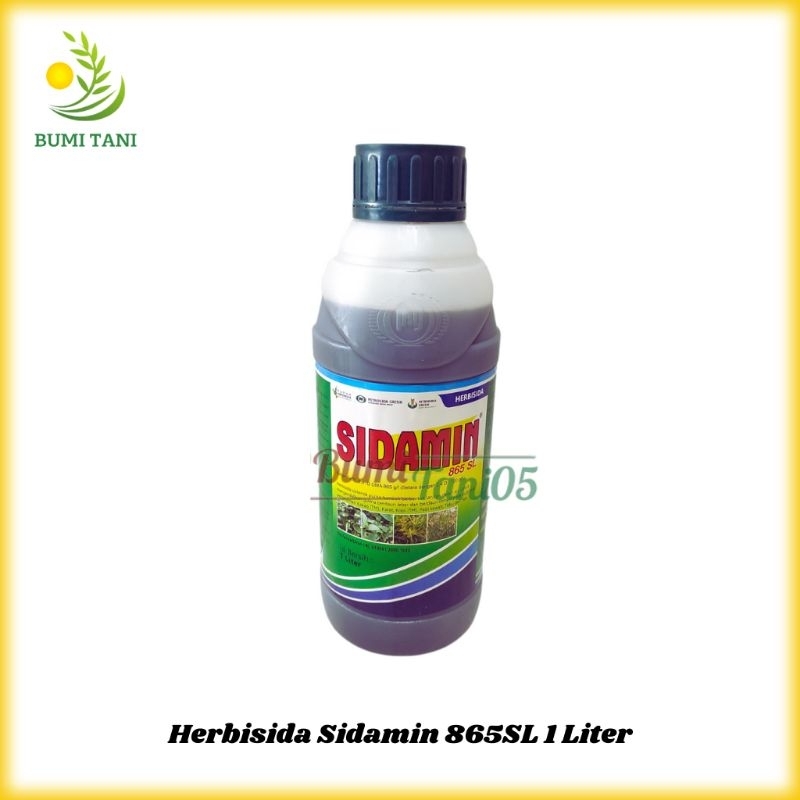 Jual Herbisida Sidamin 865SL 1 Liter Racun Rumput Gulma Daun Lebar ...