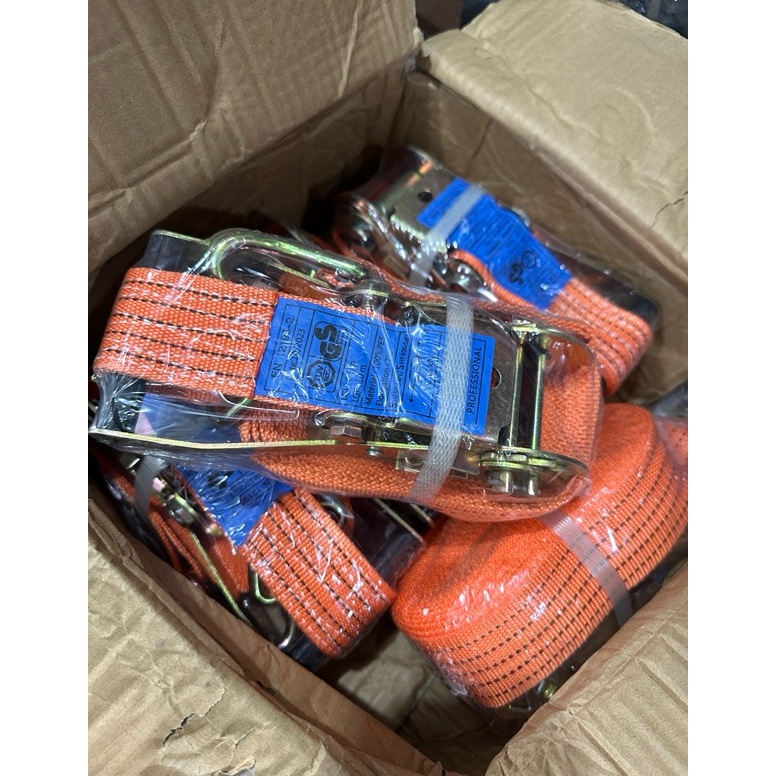 Jual New Recommended Tali trek belt 2 x 1 meter ratchet tie down lebar ...