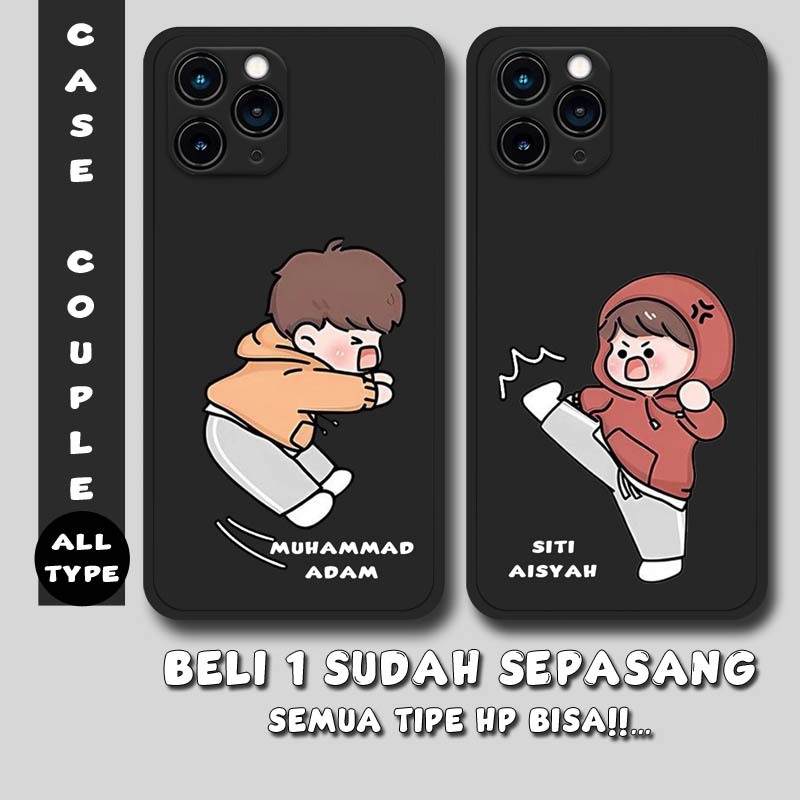 Jual [CC-39] Custom Case Hp COUPLE NAMA BEBAS [ BELI 1 SUDAH DAPAT 2 ...