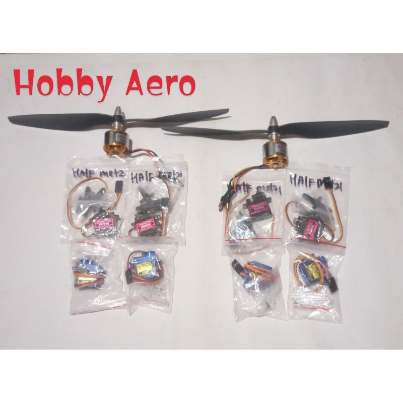 Jual 1 paket Brushless A2212 1000KV + propeller + 2 -Servo Tower pro ...