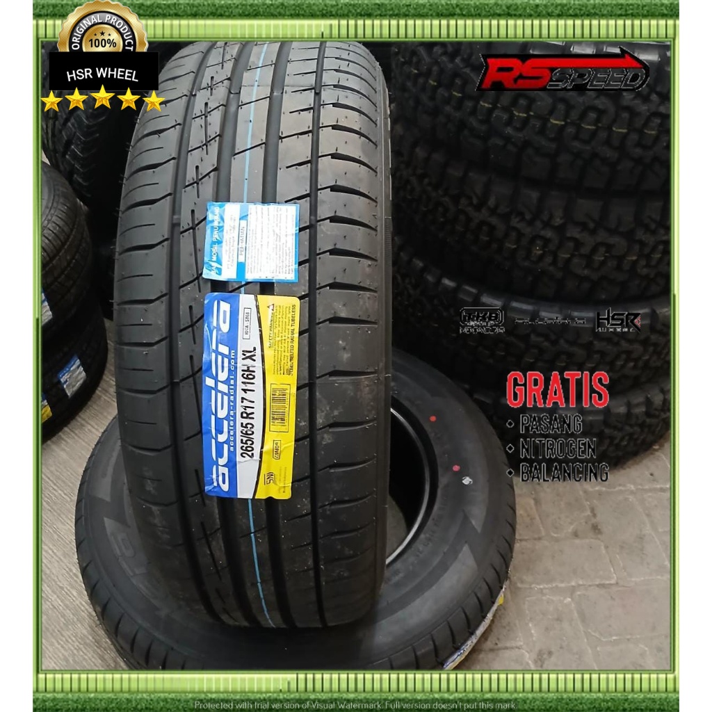 Jual Ban Mobil Hilux Pajero Ring 17 Ukuran 265 65 R17 Merek Accelera ...