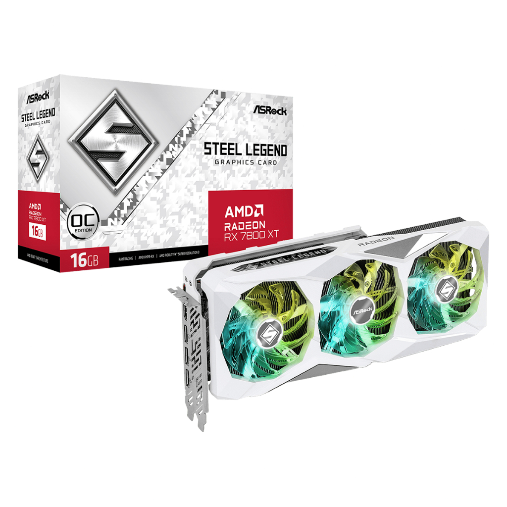 Jual VGA Card AMD Radeon | Asrock RX 7800 XT Steel Legend 16GB OC GDDR6 ...