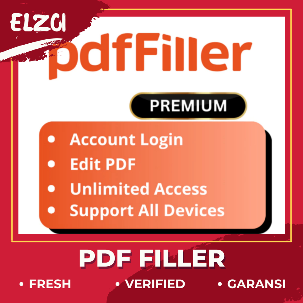 Jual PdfFiller Premium Edit PDF | Watermark remove | Sign PDF | Shopee ...