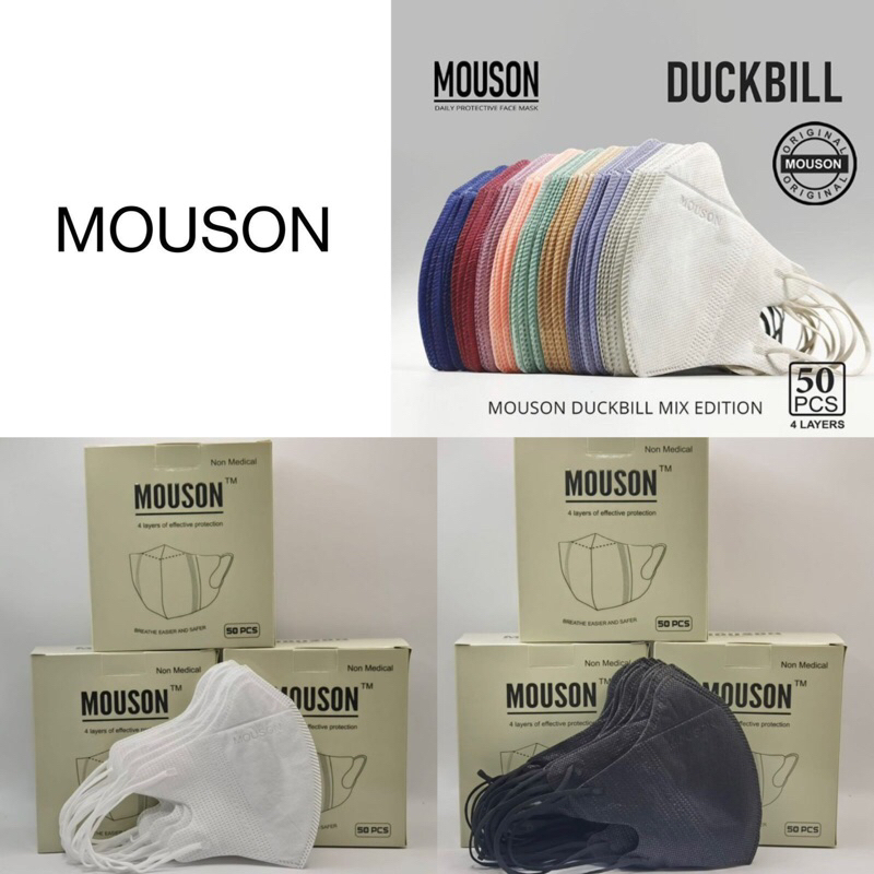 Jual DUCKBILL MOUSON EMBOSS 4PLY ORIGINAL | Shopee Indonesia