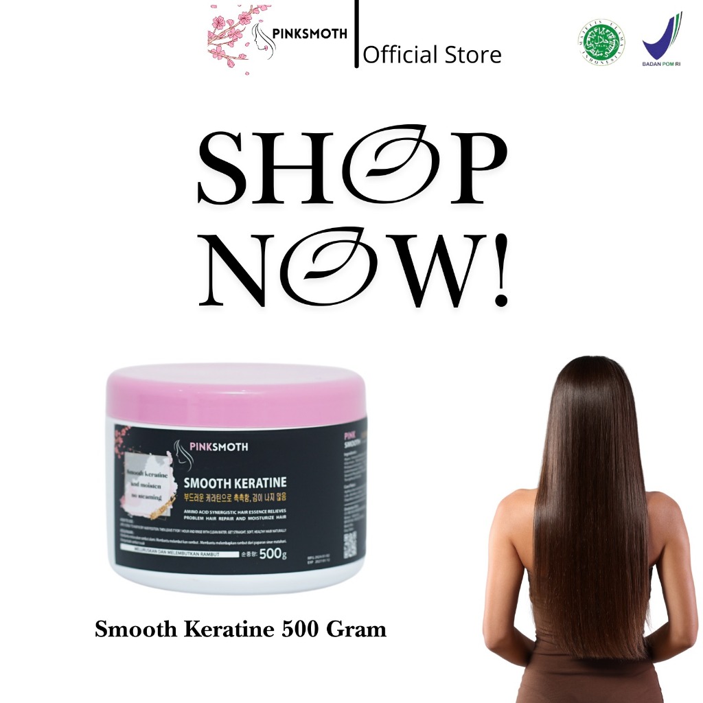 Jual BPOM smoting keratin Korea pelurus alami tanpa catok | Shopee ...