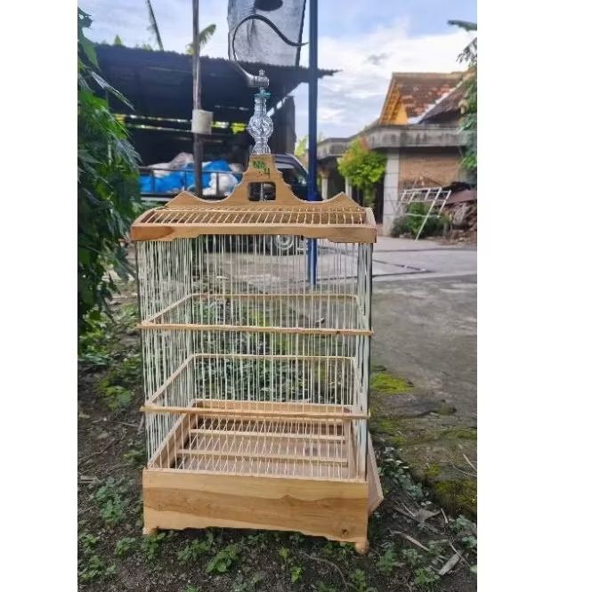 Jual Sangkar Burcil stenlis NO4 AMBRUKAN model diamond | Shopee Indonesia